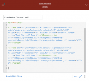 Embedding an Individual H5P Activity Into Canvas From Pressbooks – OER ...