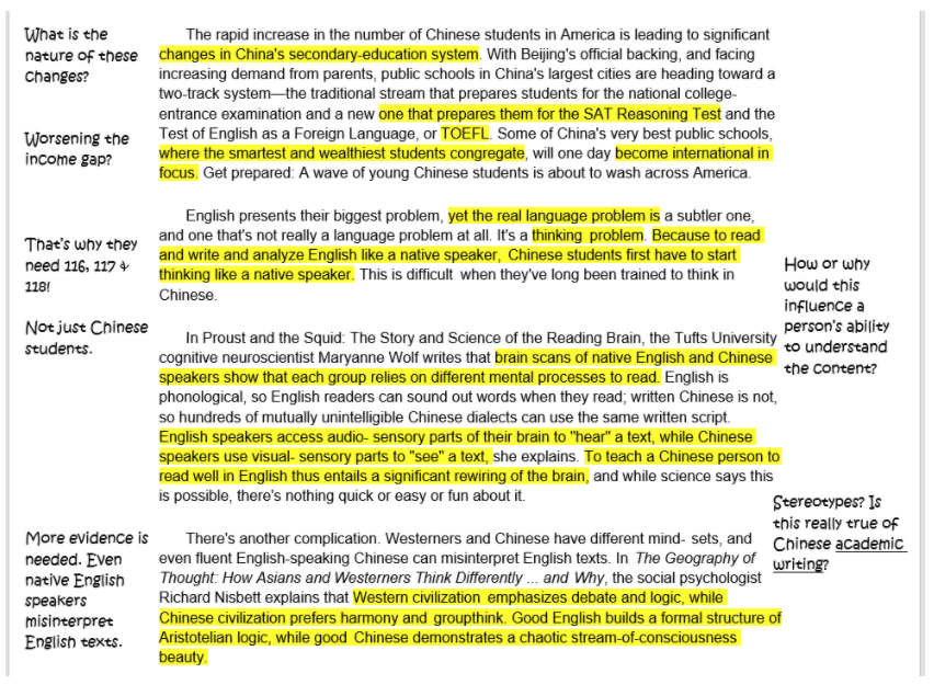 Note-Taking Skills – Academic Writing I